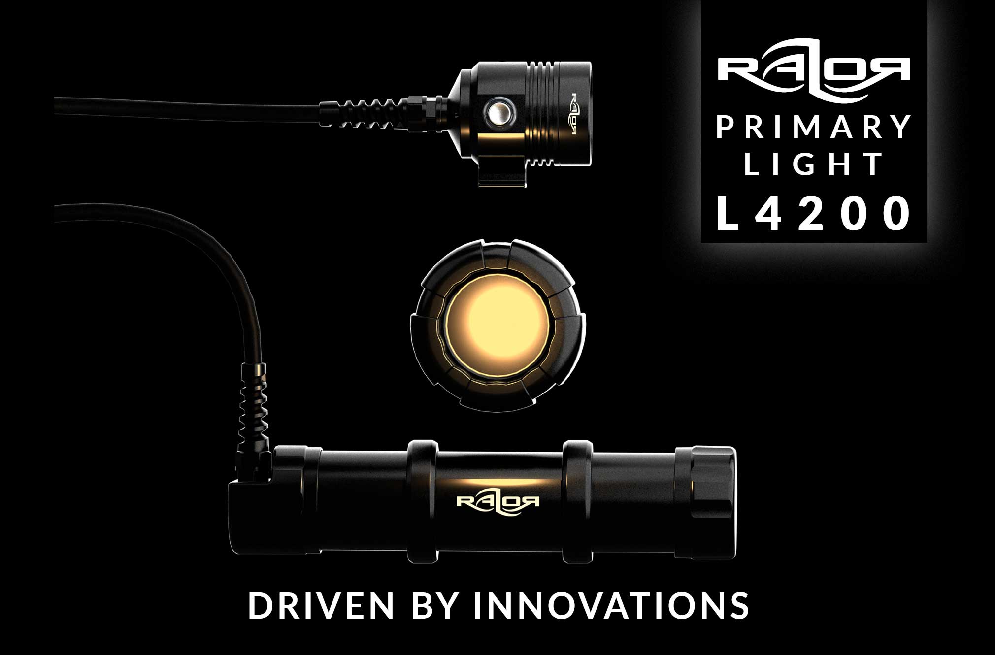 Primary Light L4200 - Driven by Innovation! - Razor Go Side Mount